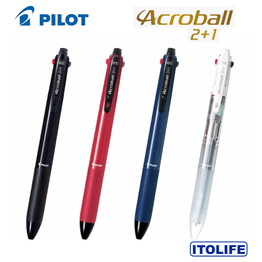 Pilot Acroball 2+1 Ballpoint Multi Pen 0.5mm- 1pc | Shopee Philippines