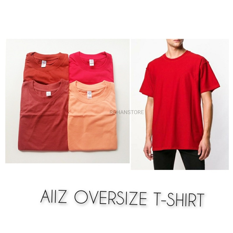 AIIZ OVERSIZE T-SHIRT ( BLUE CORNER ) | Shopee Philippines