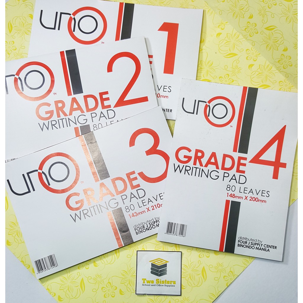 TS - Writing Pad Paper Grade 1,2,3,4 | Shopee Philippines