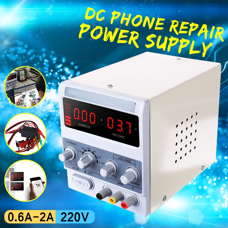 1502D+ DC Power Supply LED Display Mobile Phone Repair Power Test ...