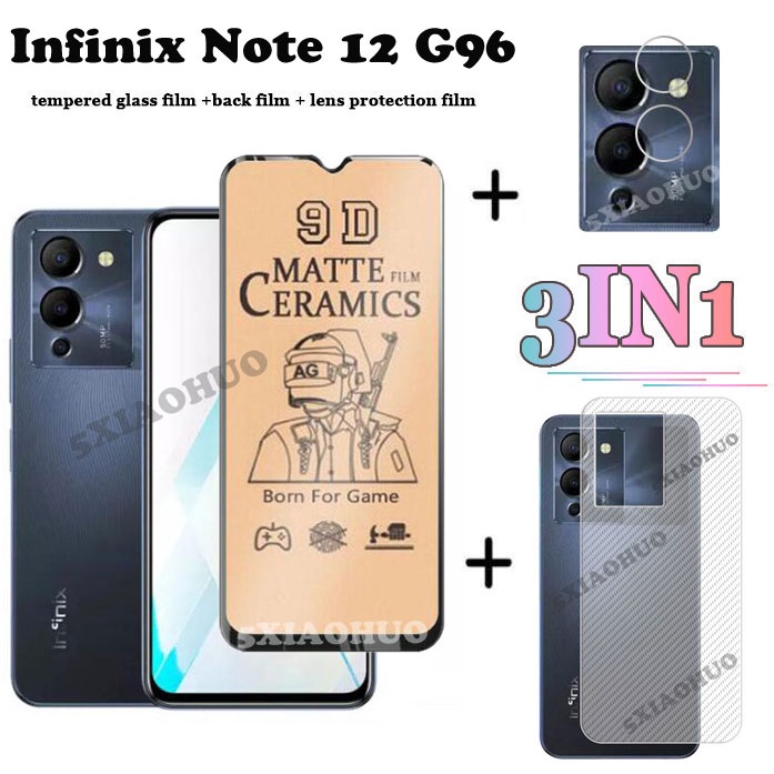 (3 in 1) infinix Note 12 G96 Note 30 VIP 11s 10 Pro Ceramic Tempered ...