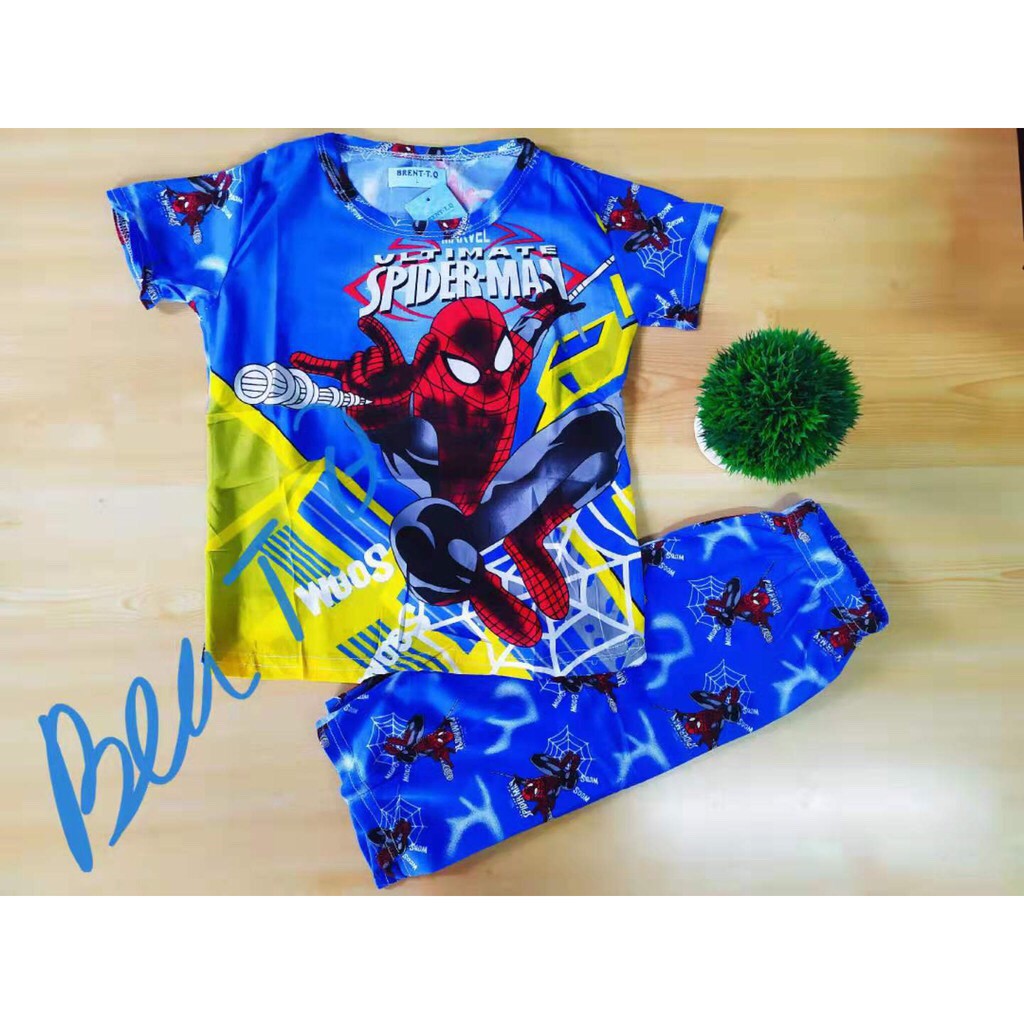 BOYS TERNO TOKONG '' SPIDER MAN'' | Shopee Philippines