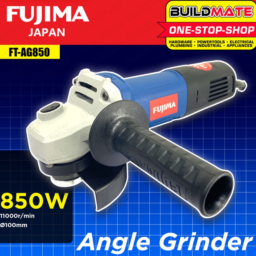 BUILDMATE Fujima Japan Angle Grinder 850W 4" Inch Electric Grinder Cutting Machine 850W FT-AG850 ...