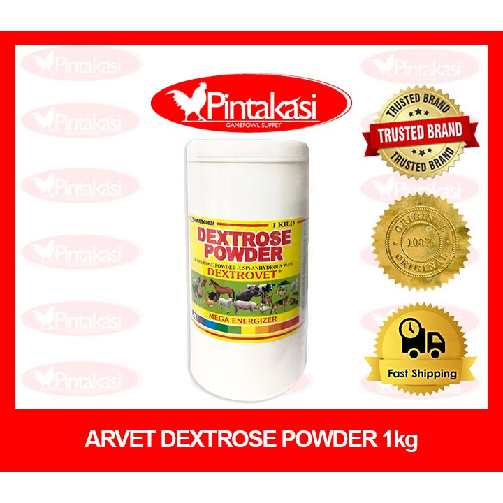 1 Kilo Dextrose Powder Dextrovet Powder Arvet-Chem Brand for any Pet ...
