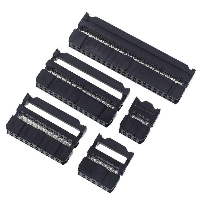 10PCS FC-6/8/10/12/14/16/18/20/30/40/50 Pins Female Header IDC Socket Connector 2.54MM pitch FOR ...