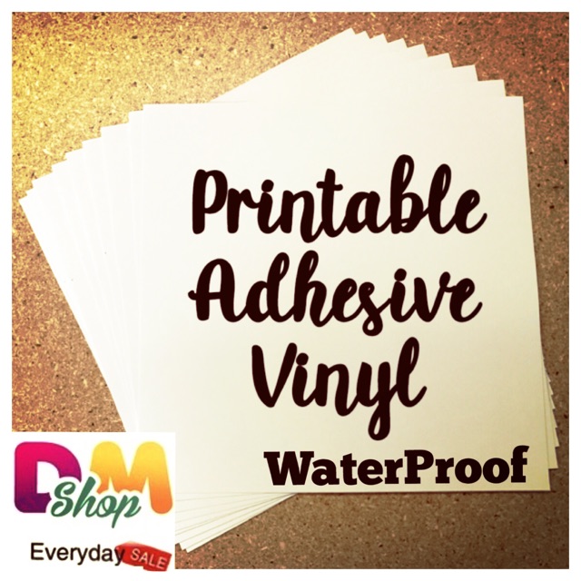 Printable vinyl sticker A4 size waterproof 10pcs | Shopee Philippines