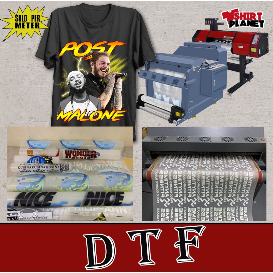 DTF Print Sold per Meter Your Design A3 , A4 Logo Size Ready to Press ...