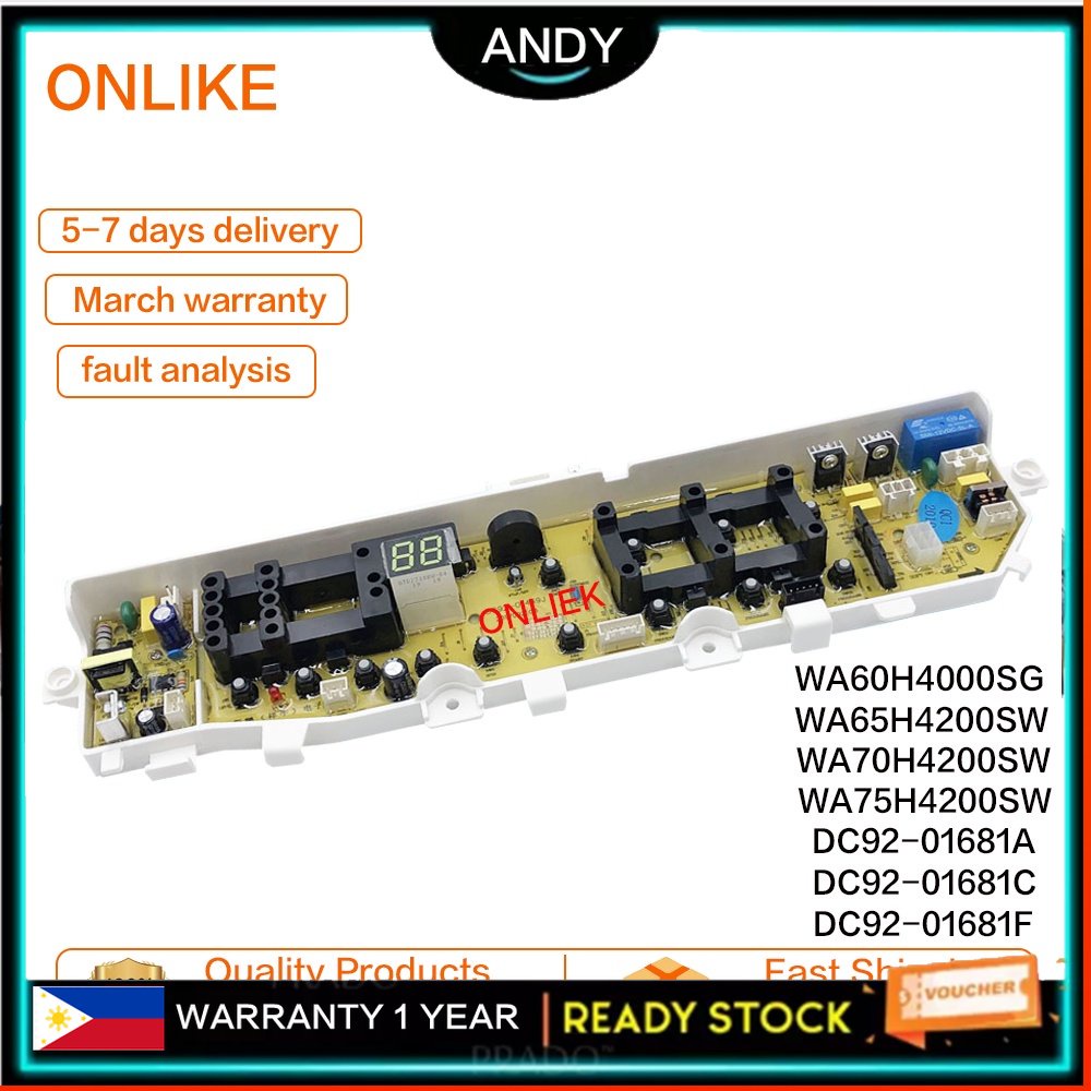 SAMSUNG WASHING MACHINE COMPUTER DC92-01681D BOARD WA75H4200SW ...