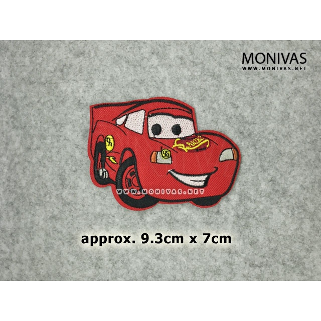Lightning McQueen Iron On Patch DIY Pixar Cars Embroidery Applique ...