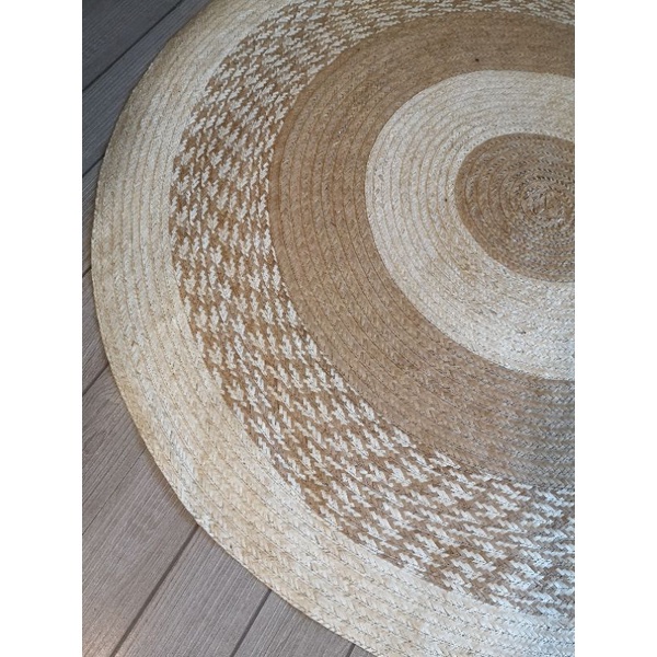 Buri Carpet/Buri Mat/Banig /Round Banig Tri Tone 60 diameter 5ft. SE4W ...