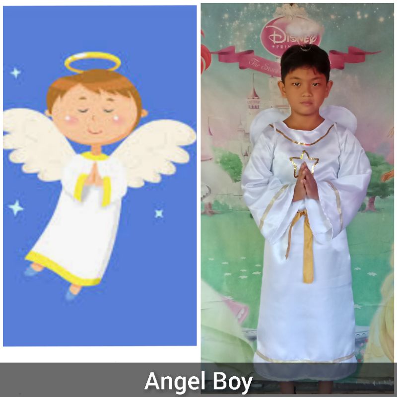 Angel Boy Costume Angel Boy Dance Costume Liturgical Praise | Shopee ...