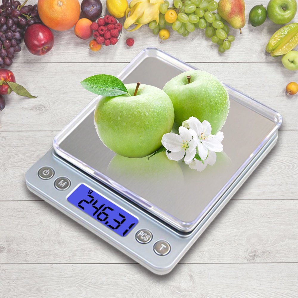 1000g-0.1g Portable Kitchen Scale Precision Electronic Digital Scale ...