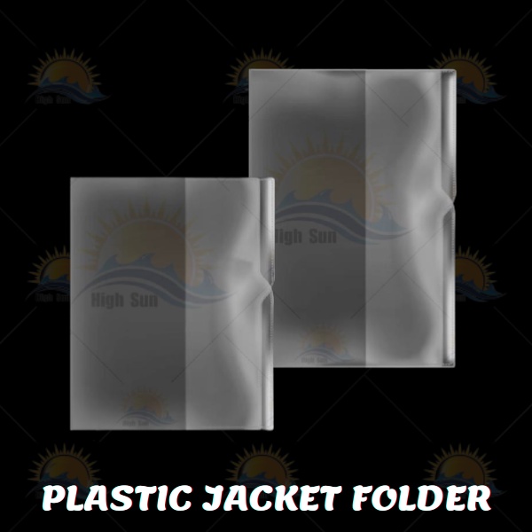 Adventurer Plastic Jacket Folder Stationary Plastic Clear Folder Jacket ...