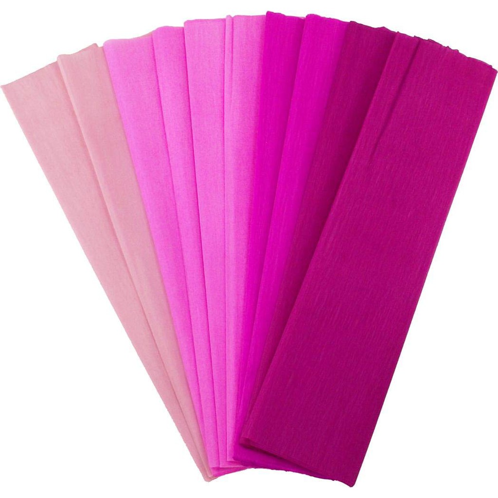 [Golden Dragon] Crepe Paper Floral Artwork Paper Single Color Pack ...