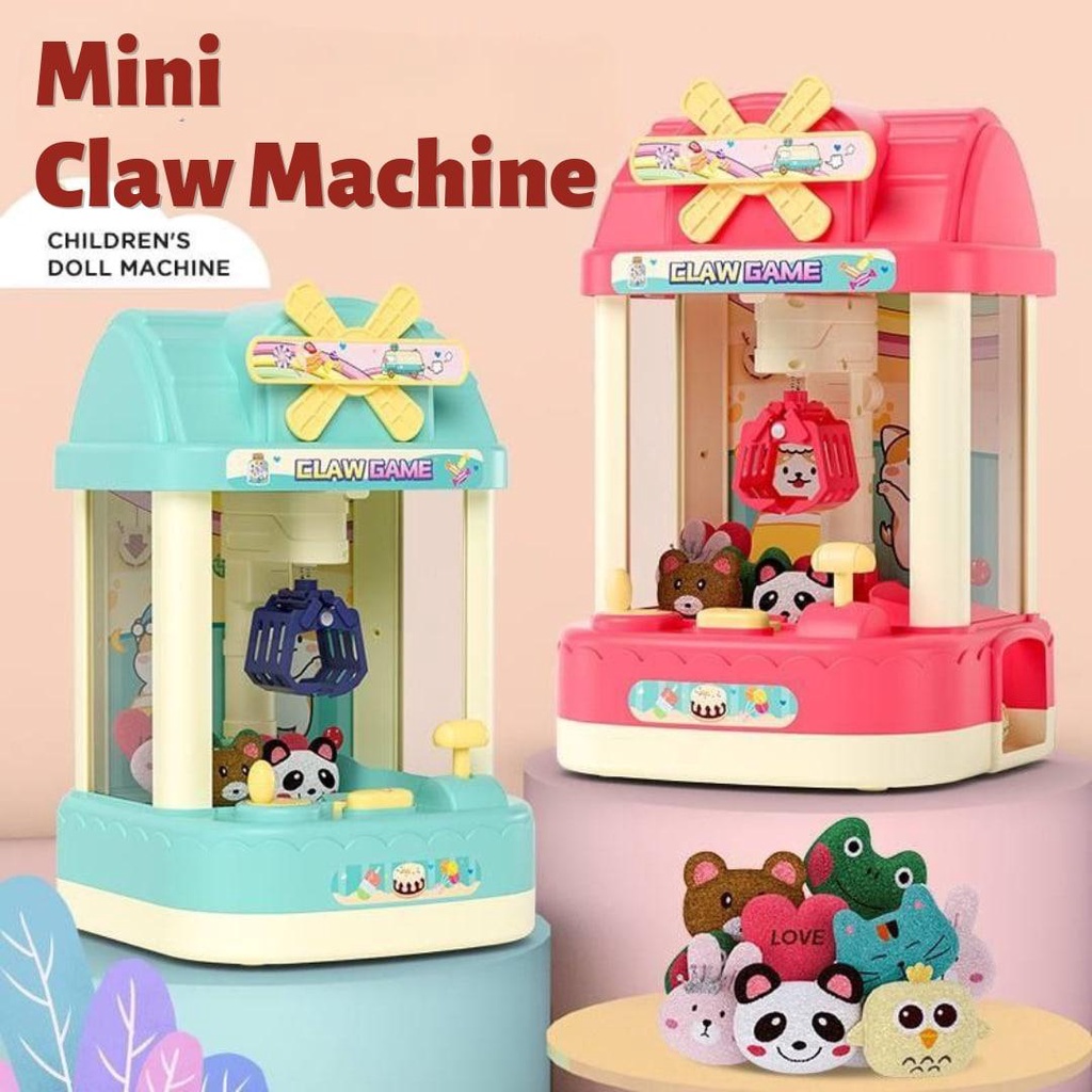 Mini Claw Machine Arcade Mini Toy Grabber Candy Crane Game Toy by ...