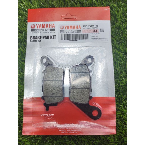 Nmax set Best Buy - Genuine Yamaha Brake pad front & rear for NMAX v1 ...