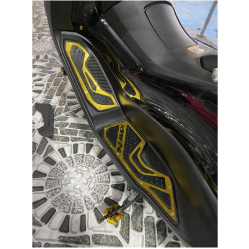 Nmax V2 Matting Footboard With Complete Bolts and Nuts Rubber and Alloy ...