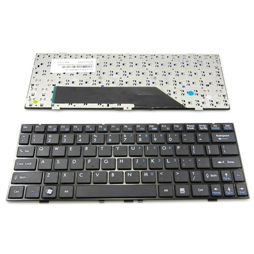 MSI U135 U135DX U160 U160DX MS-N014 Laptop Keyboard black | Shopee ...