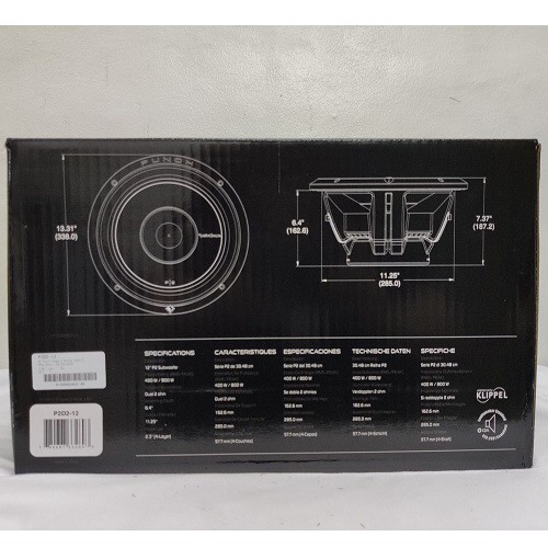 ROCKFORD FOSGATE P2D2 12 RF PUNCH STAGE 2 WOOFER | Shopee Philippines