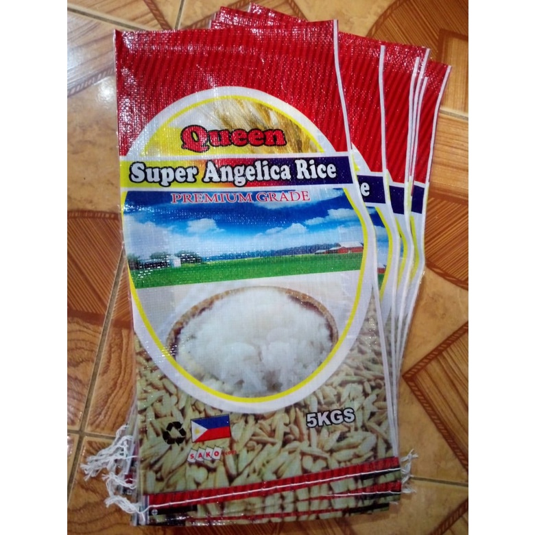 Double Laminated Sack for Rice 5kg Capacity (SAKO ONLY WALANG LAMAN ...