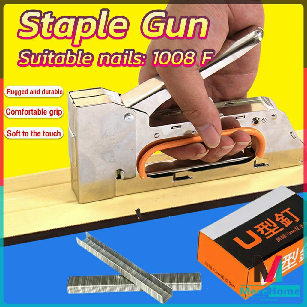 1008F Staple Gun Tacker Heavy Duty Gun Tacker Staple Gun and Staple ...