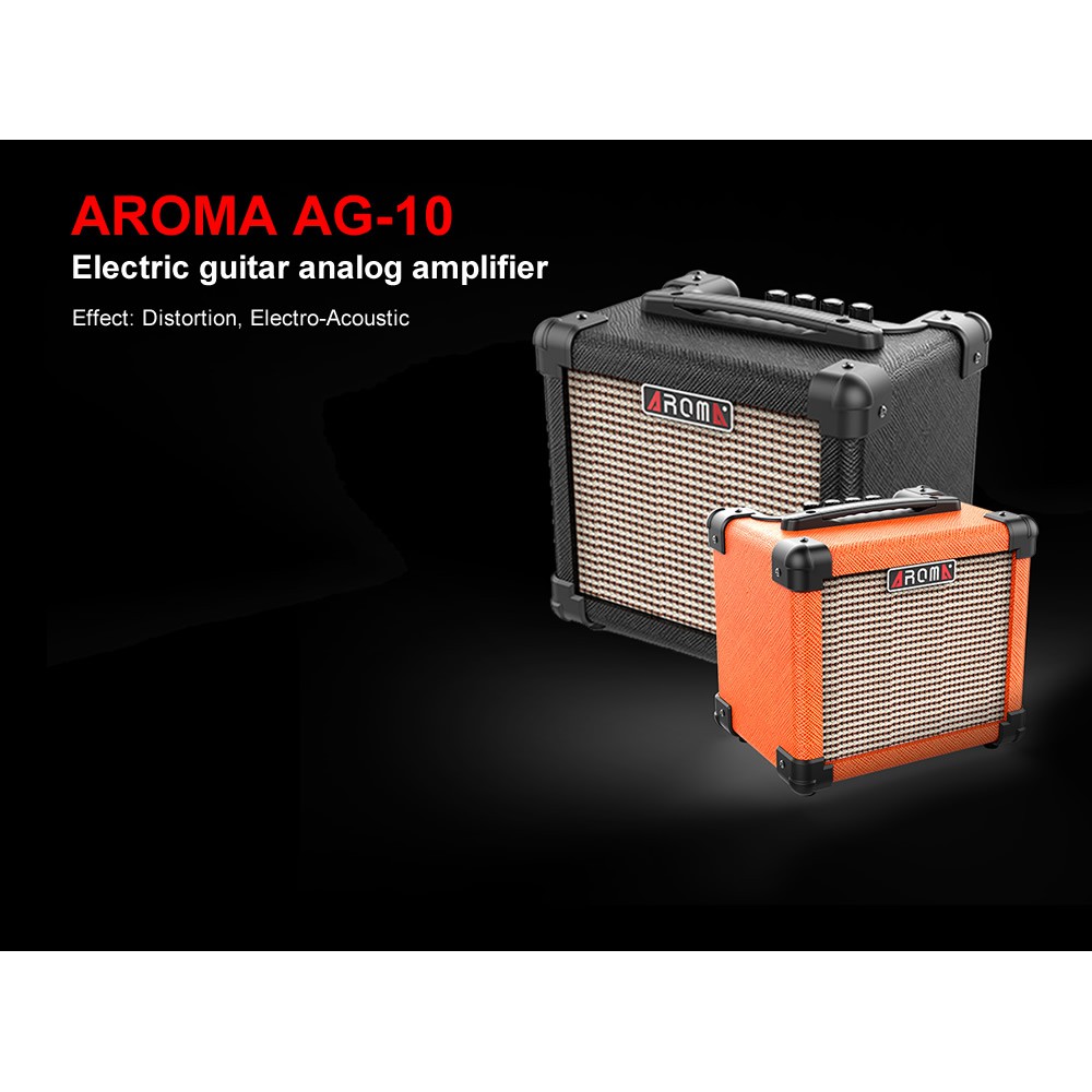 Aroma AG-10 10 Watts Portable Electric Analog Amplifier Speaker Box Amplifer | Shopee Philippines