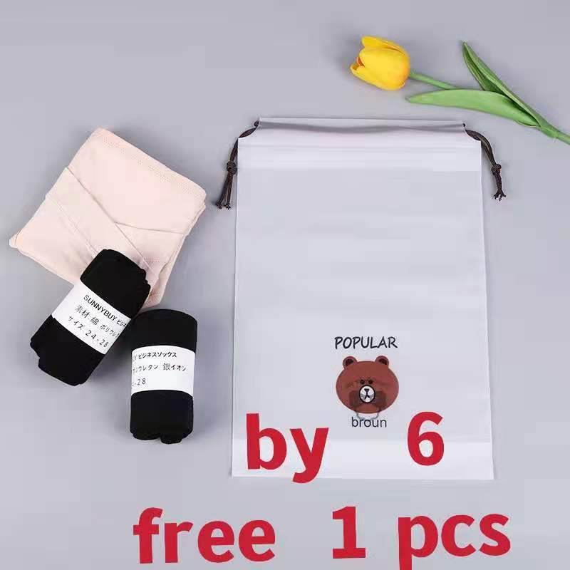 Waterproof Drawstring Clothes Storage Bag Makeup Bag Travel Carrying ...