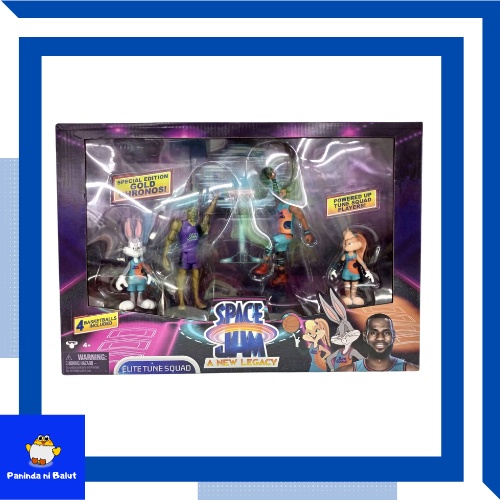 Space Jam a Legacy Elite Tune Squad Figure 4pack Special Edition Gold ...