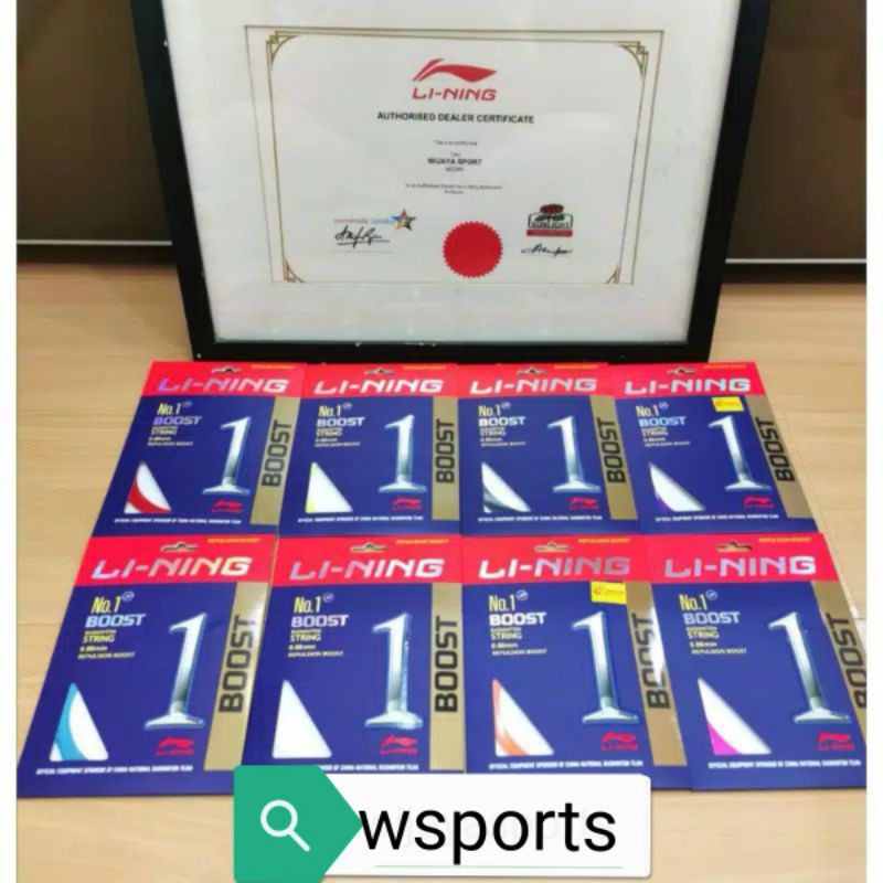 ORIGINAL Li Ning No 1 Boost No1 Badminton Lining Strings | Shopee ...