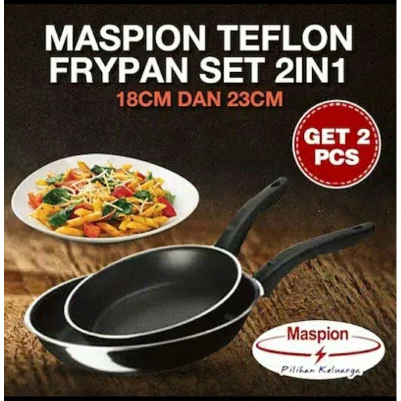 Teflon prypan set 2 Non-Stick teflon set | Shopee Philippines