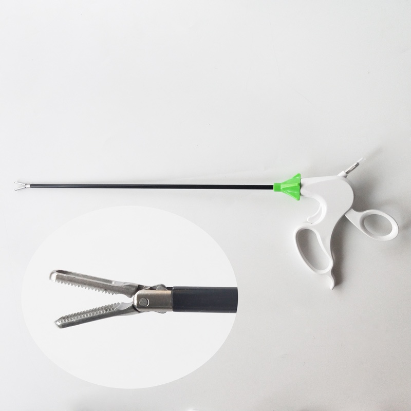 Laparoscopic Instrument Hole groove Grasping Forceps Non damaging ...