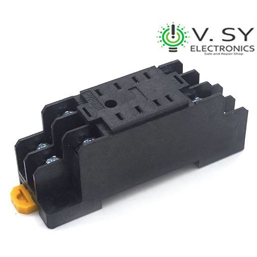 PYF08A / PYF14A Black Power Relay Socket Base DIN Rail 8 Pin / 14 Pin ... PYF08A / PYF14A Black Power Relay Socket Base DIN Rail 8 Pin / 14 Pin ...