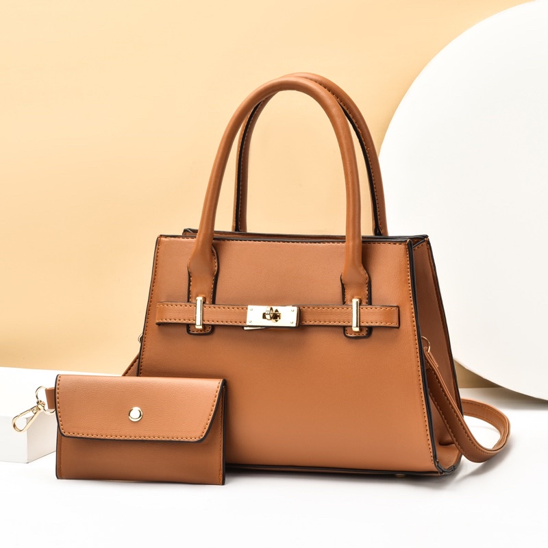 AW 2 in 1 BAG SET Business Handbags Shoulder Women's Sling Bag | Shopee ...