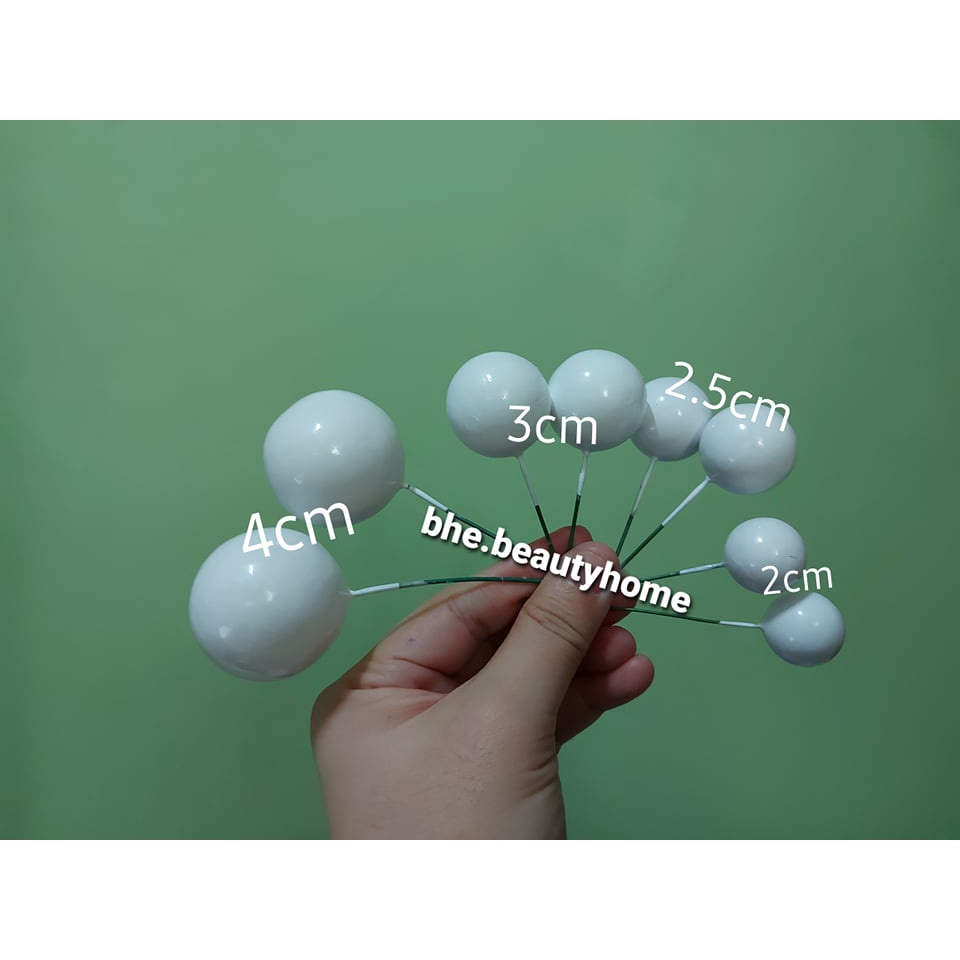 Balls Mini Balloons Magic Crystal Cake Topper Styro Pearl Ball Toppers ...