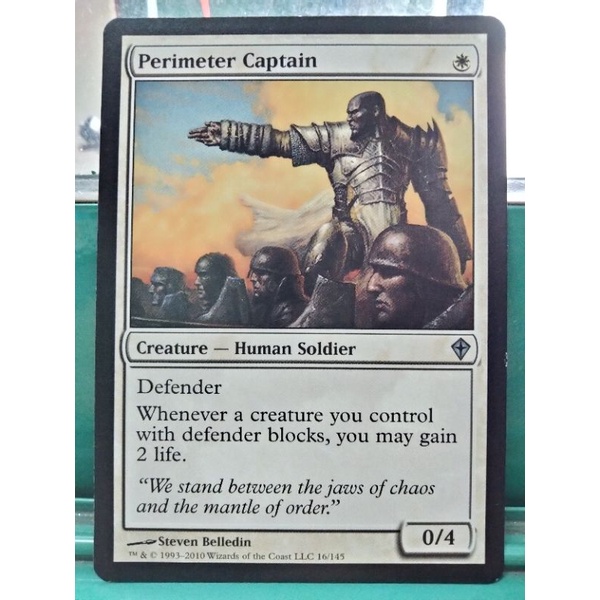Magic: The Gathering(MTG) Card Perimeter Captain Worldwake | Shopee ...