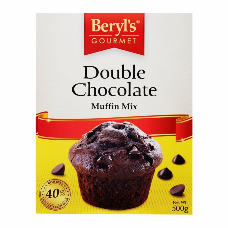 Beryl's Gourmet Double Chocolate Muffin Mix 500g | Shopee Philippines