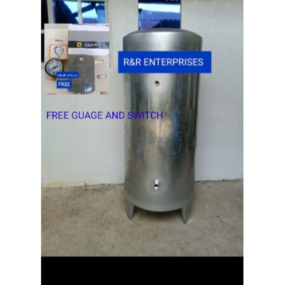 82 GALLON GALVANIZE PRESSURE TANK WATER TANK, ( FREE GUAGE AND SWITCH ...