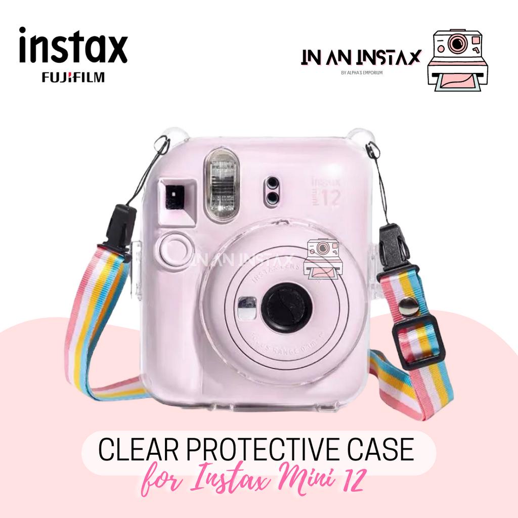 Instax Mini 12 Clear Case with FREE Shoulder Strap In An Instax by ...
