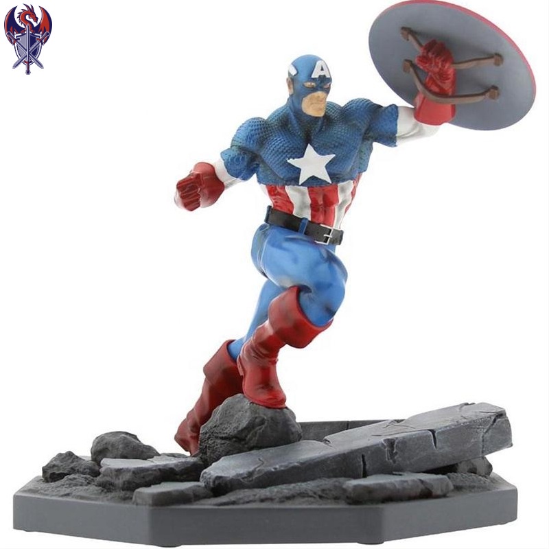 Customized Figure Model Marvel Character Captain America Resin Statue ...