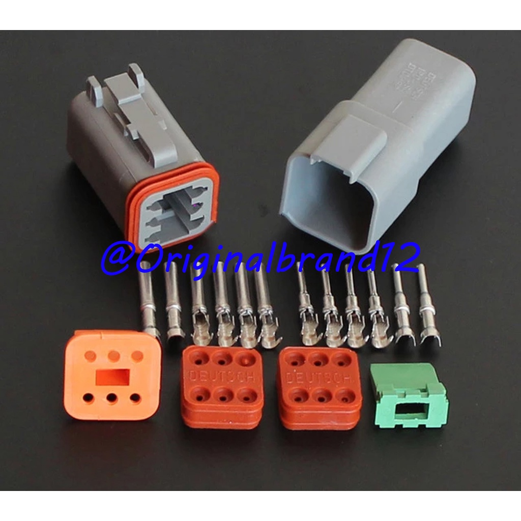 Socket 6 pin Deutsch connector 6 kit Deutsch | Shopee Philippines