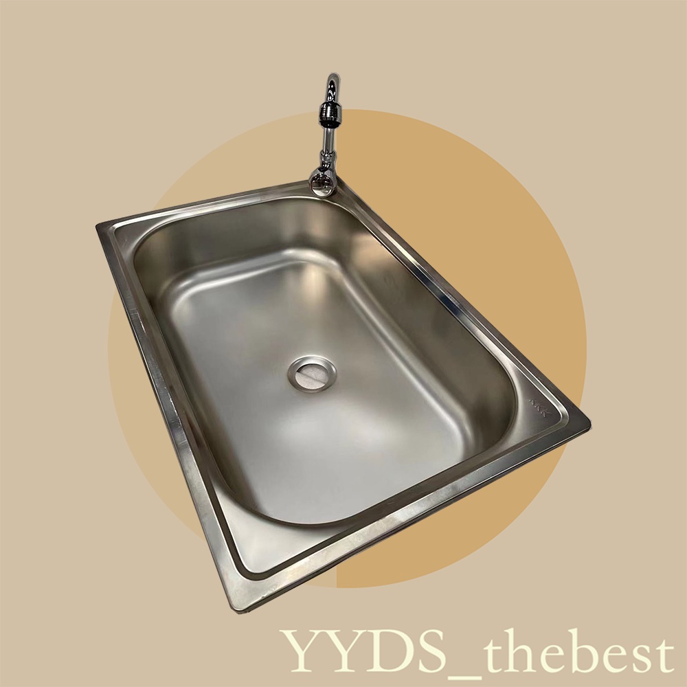 KKK 14x20 &16x24 stainless steel kitchen sink single bowl with faucet ...