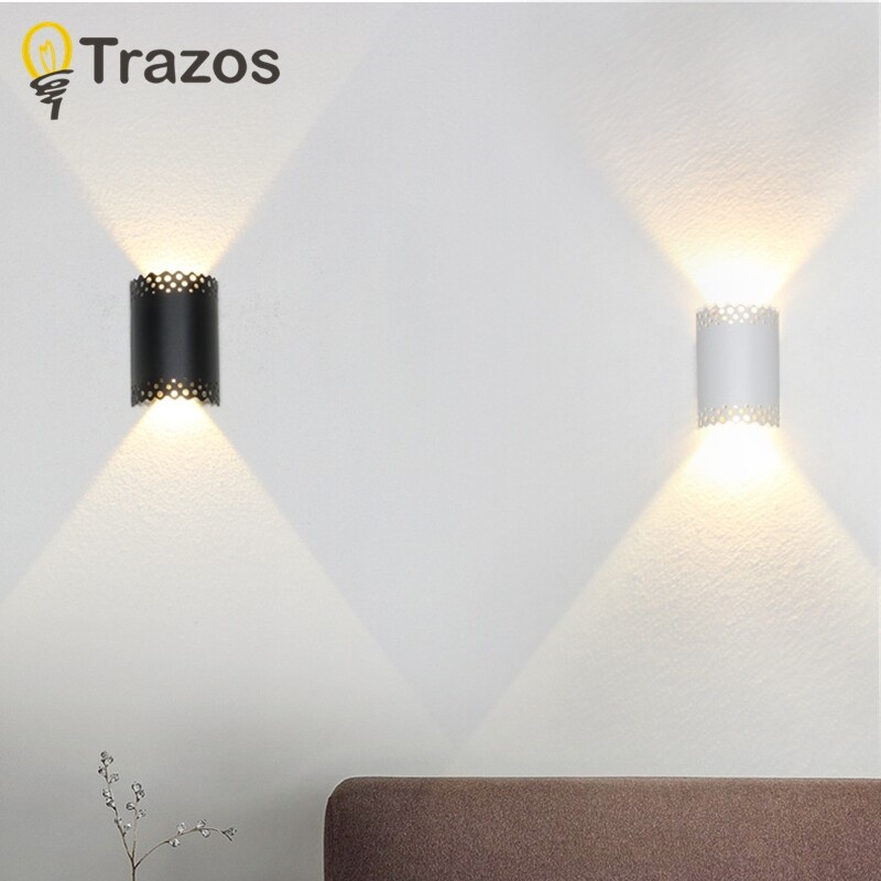 Trazos Design Black/White Led Wall Lights Bathroom Light Bedroom Lamp ...