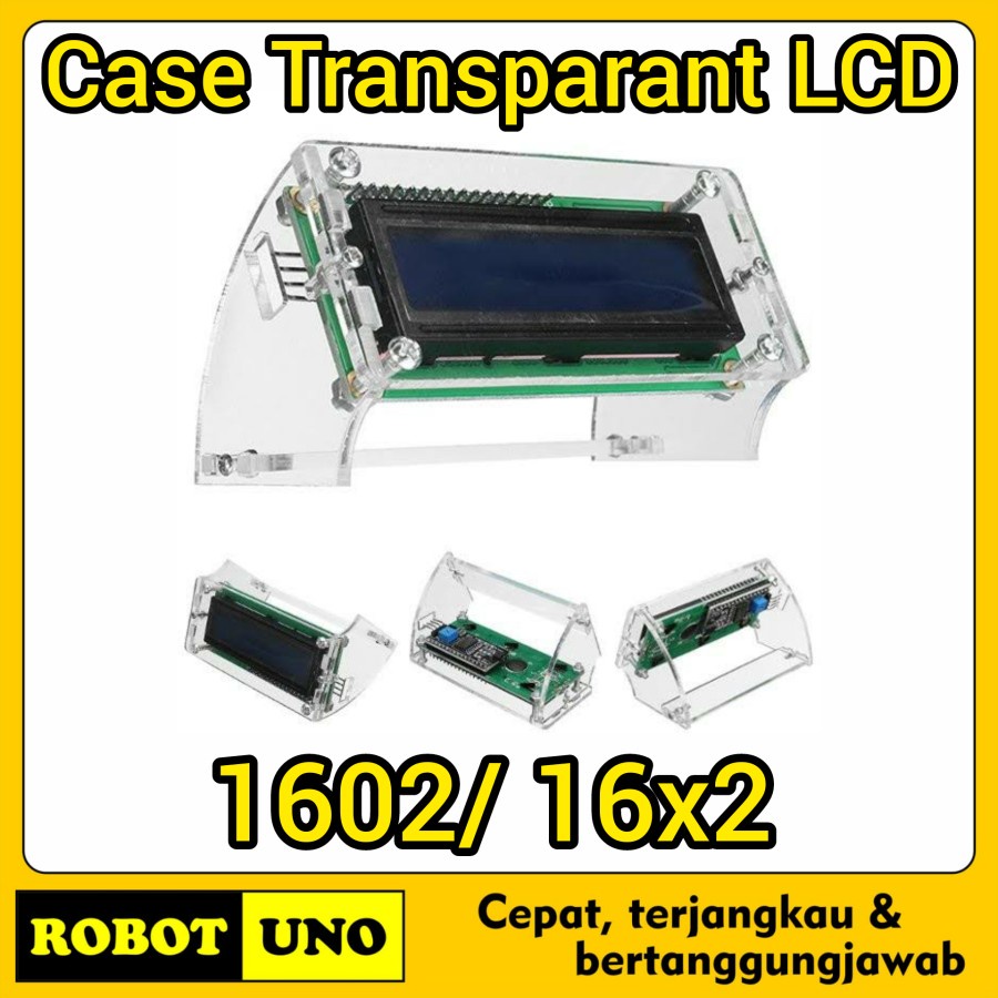 Lcd Frame Case 1602 16x2 Acrylic Frame Clear Case LCD Stand | Shopee ...