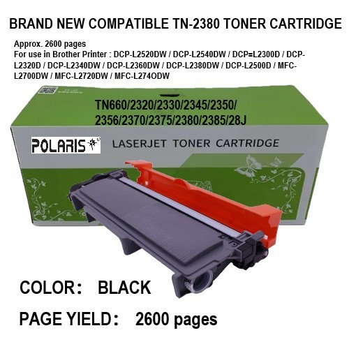 Compatible Brother TN2380/TN660/2320/2330/2345/2350/2356/2370/2375/2385 ...