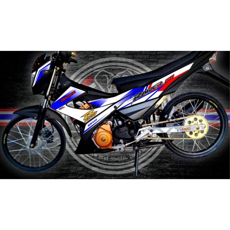 SUZUKI RAIDER R150 REBORN/CARB V.4 STOCK SIZE DECAL | Shopee Philippines