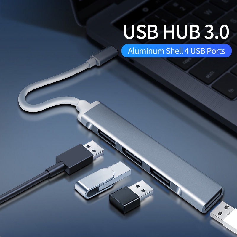 USB HUB Converter USB Splitter 4 Ports Hight Speed USB 3.0 HUB OTG ...
