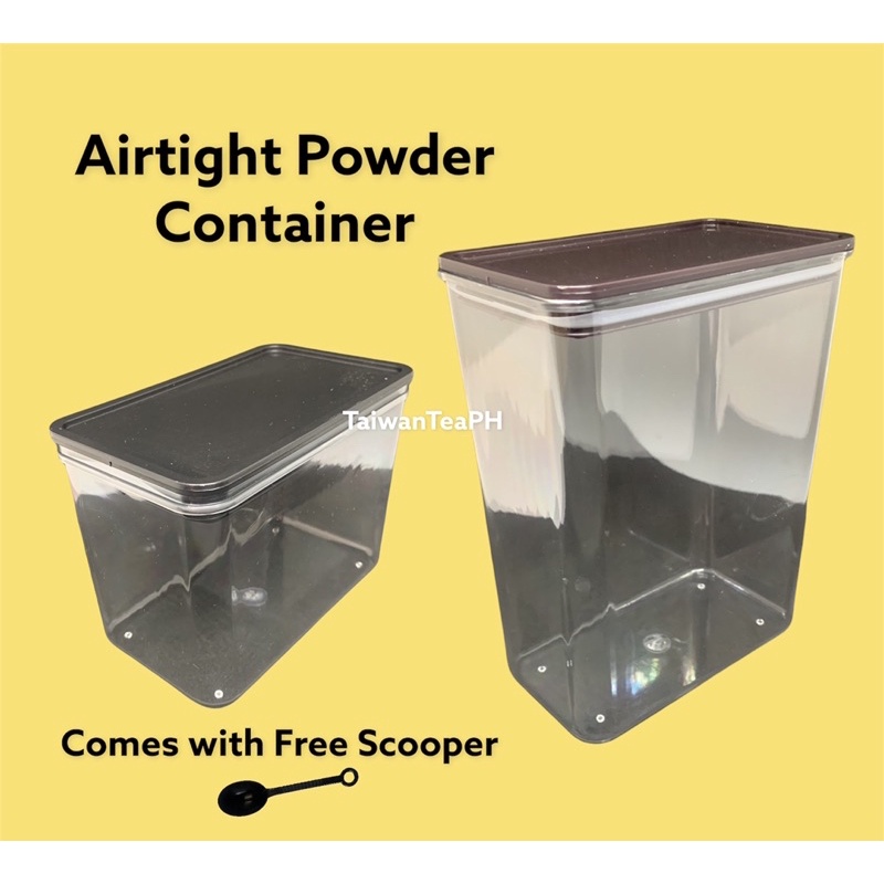 Acrylic Food Storage Powder Container Canister | Shopee Philippines