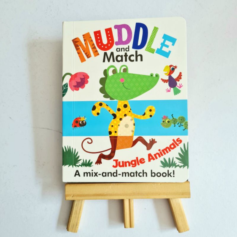 Muddle and Match Board Book - Jungle Animals | Shopee Philippines