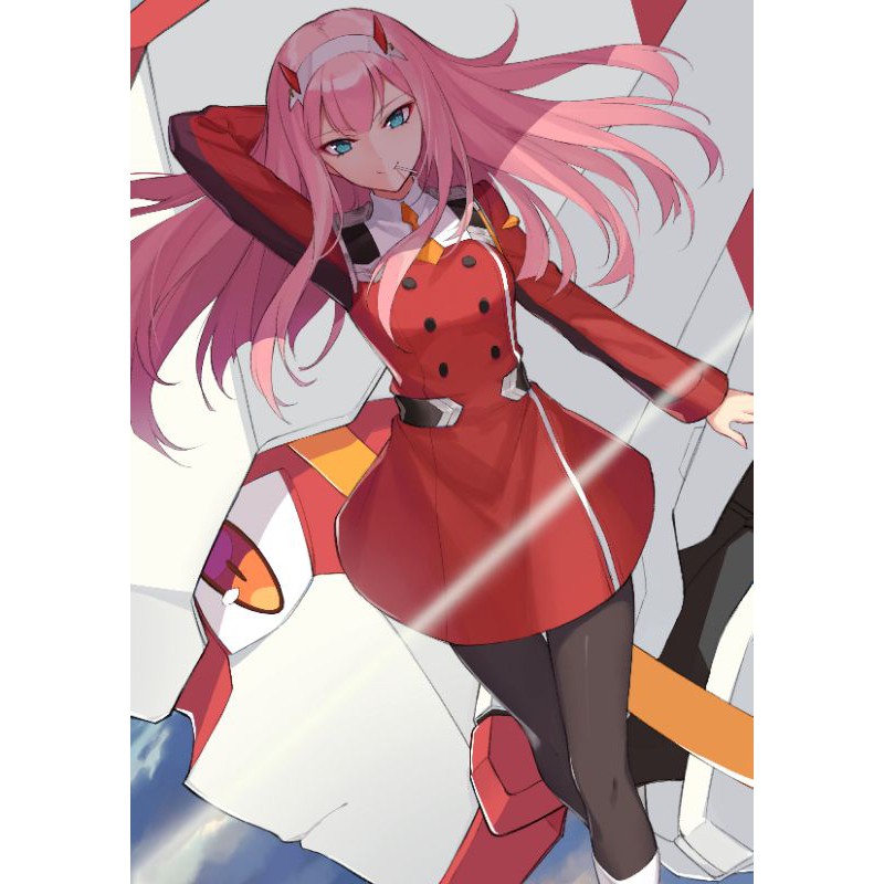 Zero two Poster / Darling in the Franxx Posters / Japanese Anime ...