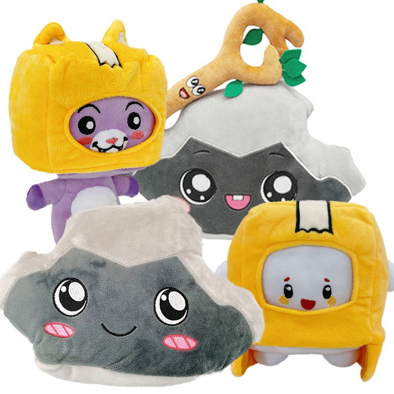 (Ready stock)Lankybox Boxy/Foxy/Rocky Removable Cartoon Robot Soft Toy ...